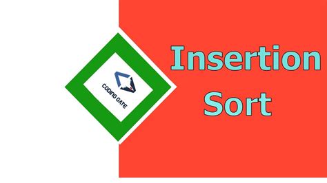 Insertion Sort In C Programming Youtube