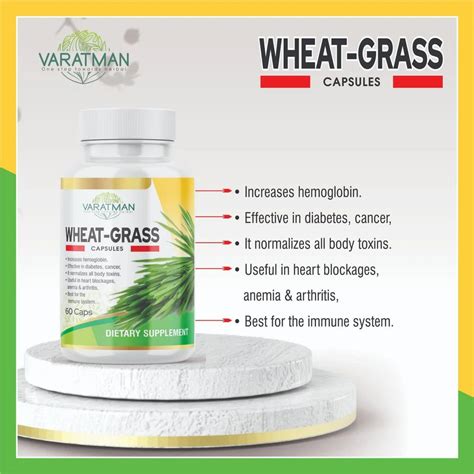 Wheat Grass Capsules At ₹ 110bottle Herbal Capsules In Abohar Id