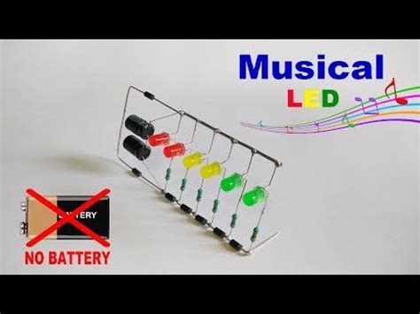 Musical LED Without Battery How To Make Diy Music Reactive LED At Home Hindi Led Diy