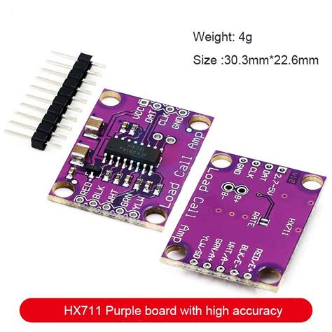 Hx711 High Accuracy Purple Circuit Board Amowellsensor Load Cells Weighing Scale Pressure