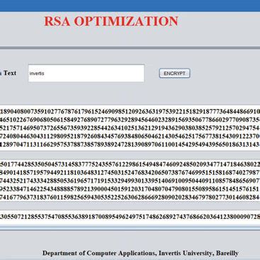 Encryption Of Plain Text By Using Rsa Algorithm Download Scientific Diagram