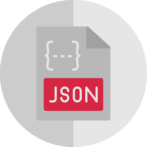 Json Flat Scale Icon Design Vector Art At Vecteezy