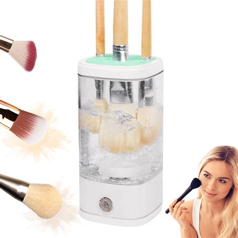 Oocome Electric Makeup Brush Tsf6 Cleaner With 8000 Rpm Deep Cleaning All Size Compatible