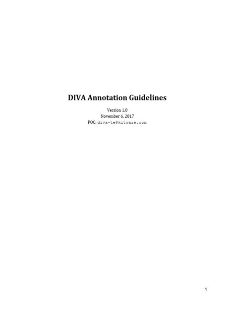 diva annotation guidelines v1 0 pdf trunk car annotation