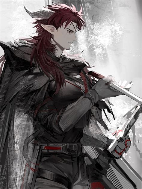 Hoederer Arknights Drawn By Yemingway1214 Danbooru
