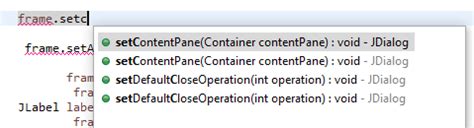 Java Eclipse Code Completion Not Showing All Methods And Classes Stack Overflow