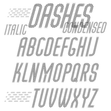 Premium Vector Vector Capital Condensed Modern Alphabet Letters Set
