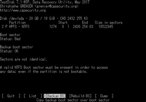 「testdisk」の使い方 Pcと解