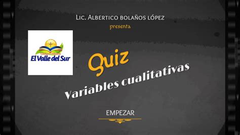 Variables Cualitativas Genially