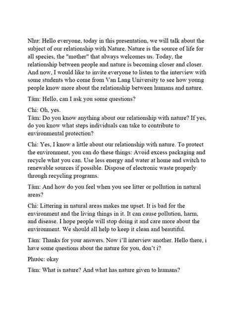 Script Pdf Nature Natural Environment