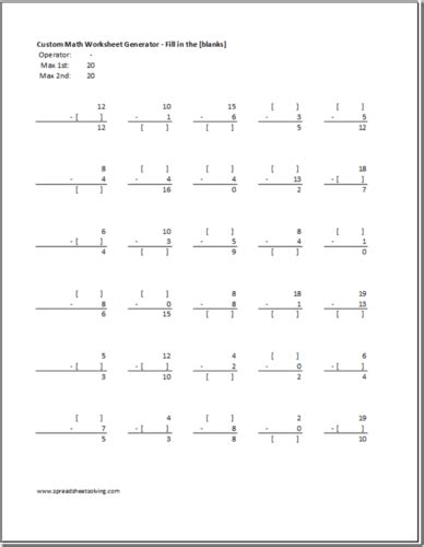 Fill In The Blank Equations Addition Math Worksheet Twisty Noodle