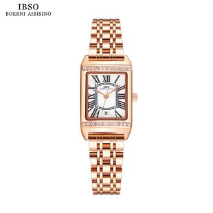 IBSO/爱彼思诺品牌小众轻奢复古手表女士方形ins风小表盘腕表女款-阿里巴巴