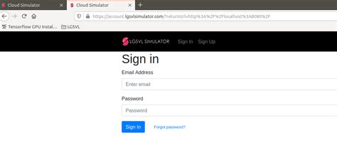 Unable To Reach Localhost 8080 Asking For Login · Issue 826 · Lgsvl Simulator · Github
