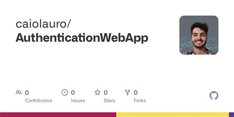 Github Caiolauro Authenticationwebapp