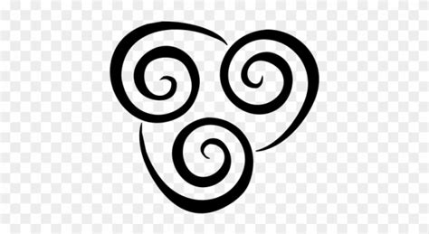 Free Air Vector Avatar The Last Airbender Air Symbol Nohatcc