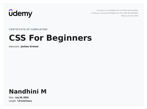 nandhini m on linkedin css webdevelopment udemy continuouslearning