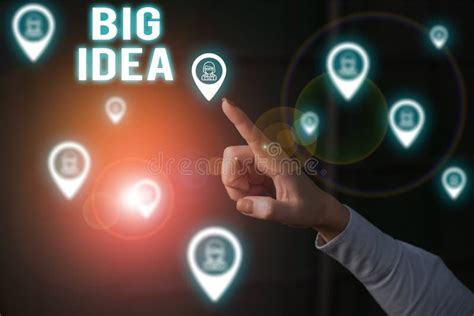 Word Writing Text Big Idea Business Concept For Having Great Creative Innovation Solution Or