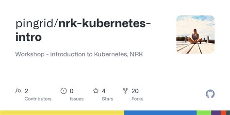 Github Pingrid Nrk Kubernetes Intro Workshop Introduction To Kubernetes Nrk