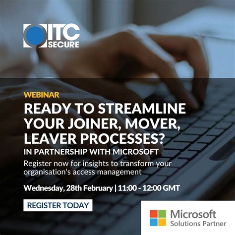 Itc Secure On Linkedin Accessmanagement Automation Mspartner Microsoft Webinar