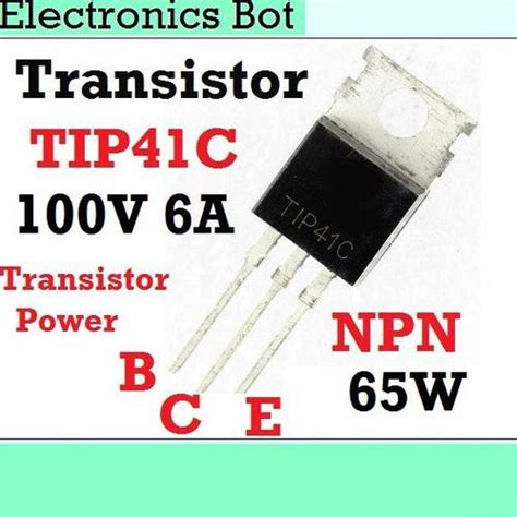 Jual Ebs Transistor Power Tip41 Tip41c Npn 100v 6a 65w To 220 Arduino Kota Yogyakarta Jual Ebs Transistor Power Tip41 Tip41c Npn 100v 6a 65w To 220 Arduino Kota Yogyakarta