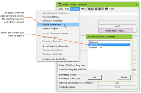Managing Variant Data Working With Scenarios Model Structure STEM Help By Implied Logic