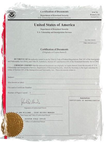 Naturalization Certificate Number On Passport