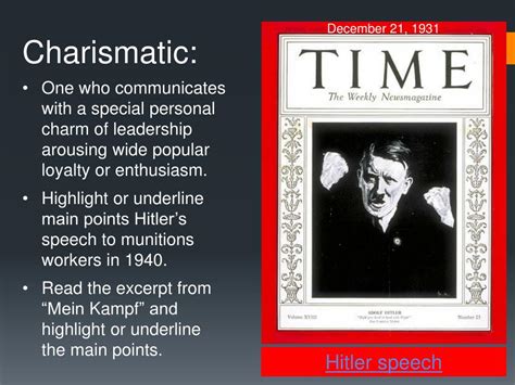 Ppt 686 69 1 Analyze Two Primary Source Documents Related To Adolph Hitler And World War Ii