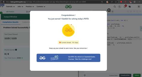 Shivang Gour On Linkedin Gfg160 Geekstreak2024 Codingjourney Dsa Learningneverstops