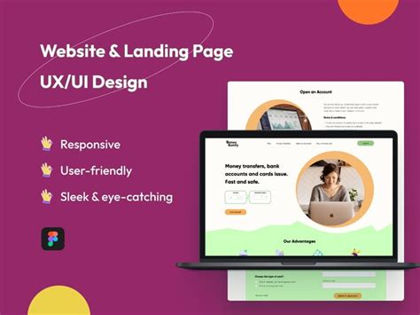 user friendly ux ui design for yor website or landing page upwork