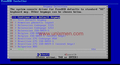 FreeBSD Install Step By Step Unixmen