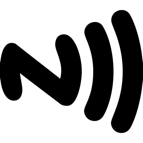 Nfc Symbol Icon Set For Phone And Payments