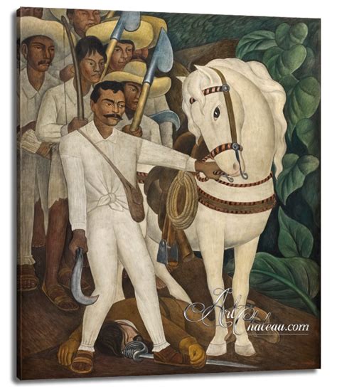 Emiliano Zapata After Mexican Artist Diego Rivera