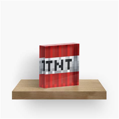 Minecraft Tnt Block Sticker For Sale By Margaritta Redbubble
