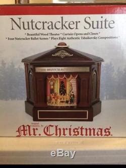 2005 Mr Christmas Nutcracker Suite Wood Theatre Musical 4 Scenes 8