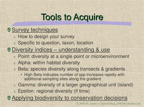 Ppt Measuring Biological Diversity Eeeb G6185 Powerpoint Presentation