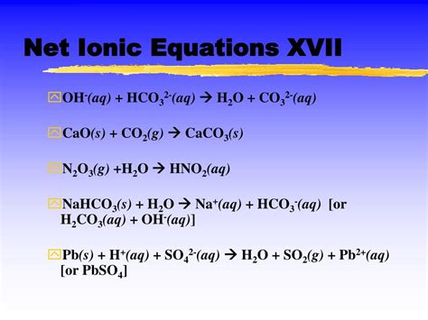 PPT Net Ionic Equations PowerPoint Presentation Free Download ID 3526279