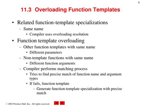 ppt comprehensive guide to c templates and overloading functions