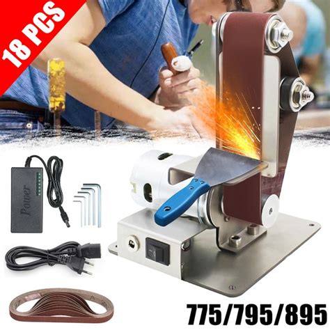 Diy Electric Mini Belt Sander Fixed Angle Sharpener Table Cutting Edge Diy Electric Mini Belt Sander Fixed Angle Sharpener Table Cutting Edge