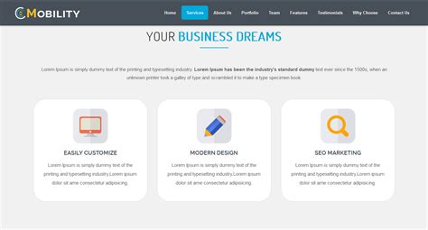 mobility cms agency company portfolio laravel script by viaviwebtech