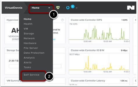 Configuring The Self Service Portal Ssp On Nutanix Ahv And Aos 5 1 Virtual Dennis