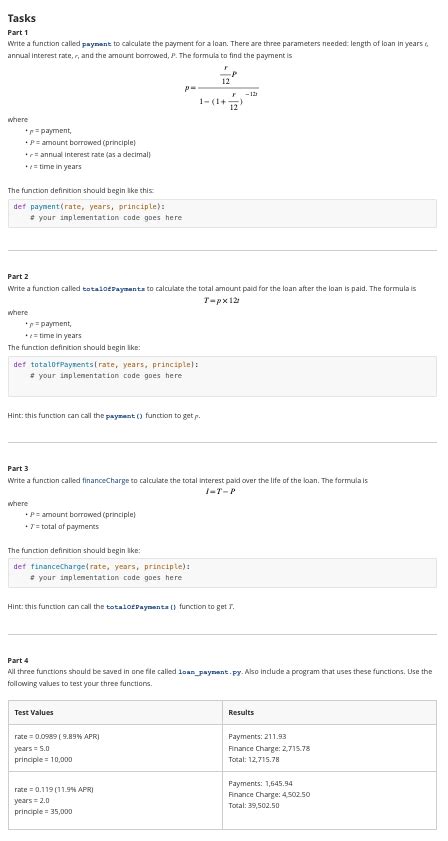 Solved Task Write This In ﻿python Part 1write A Function