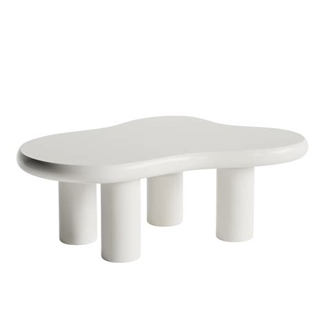 Ivy Bronx 4606 Cloud Coffee Table Cute Coffee Table With 4 Solid