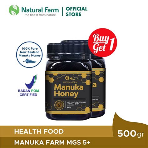 Jual Manuka Farm Mgs 5 500gr Buy 1 Get1 Shopee Indonesia