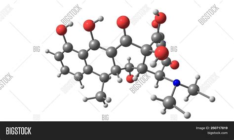 Doxycycline Molecular Image Photo Free Trial Bigstock