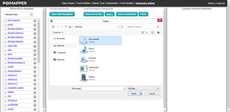 Hierarchy Editor — Form Builder 452 Documentation