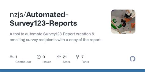 Github Nzjsautomated Survey123 Reports A Tool To Automate Survey123