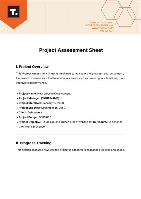 Free Assessment Sheet Templates Editable And Printable