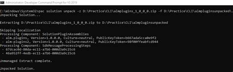 Power Platform CLI Pack And Unpack Solution Using Map Xml Rajeev Pentyala Technical Blog