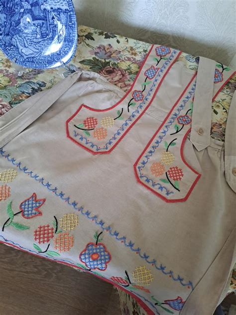 Фартух льон вишивка — ціна 180 грн у каталозі Фартухи Купити товари для дому та побуту за