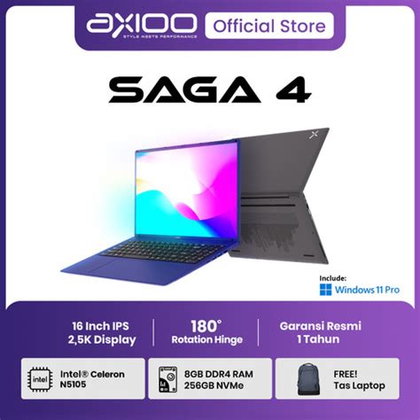 Promo Laptop Axioo Mybook Saga Ram Gb Gb Nvme K Windows Cicil X